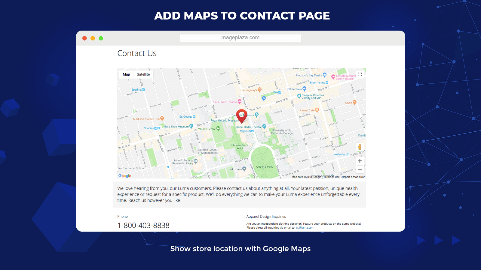 Magento 2 Google Maps - Embed Google Maps to Website – Mageplaza