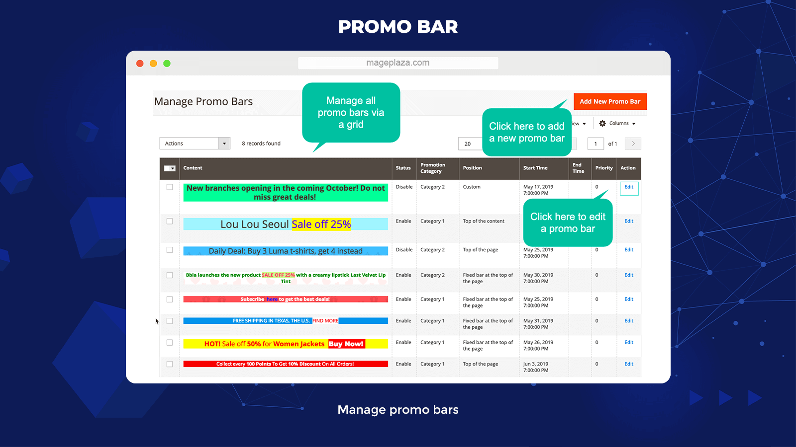 Magento 2 Promo Bar | Promotion Bar – Mageplaza