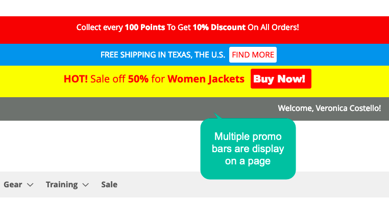 Magento 2 Promo Bar | Promotion Bar – Mageplaza